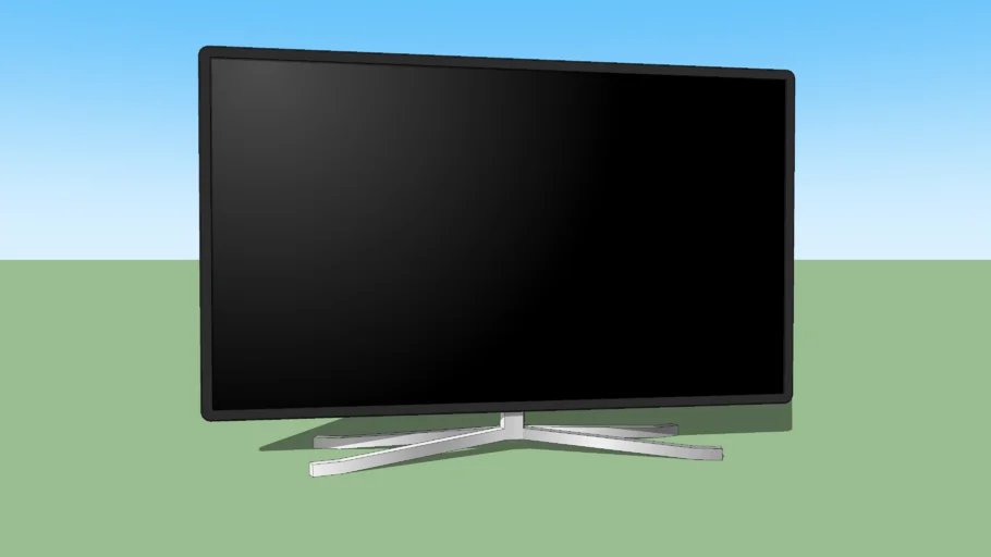 Flat Screen TV 46' with stand | 3D Warehouse