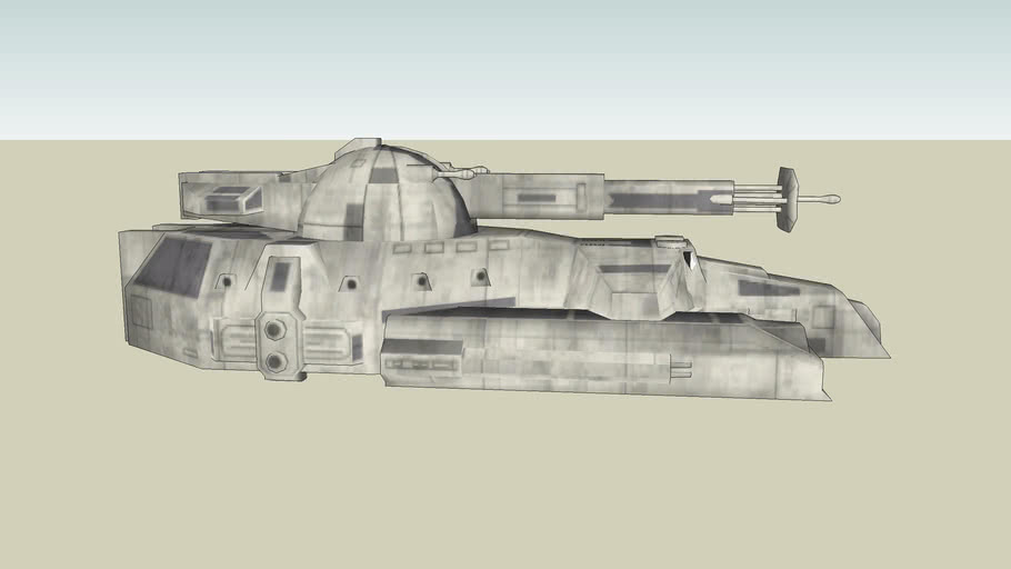 RX-200 Falchion-class assault tank | 3D Warehouse