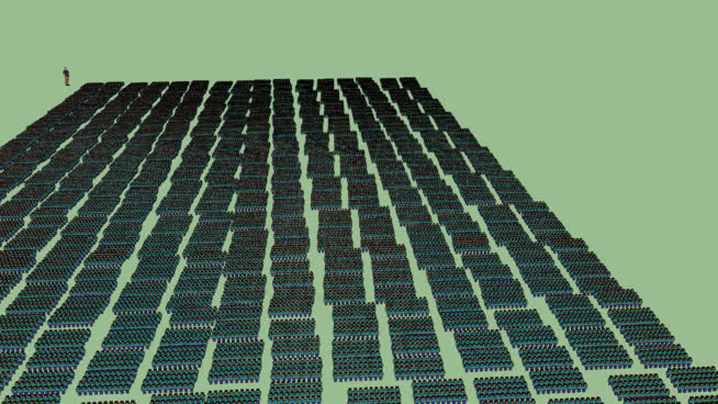 even bigger steve army | 3D Warehouse