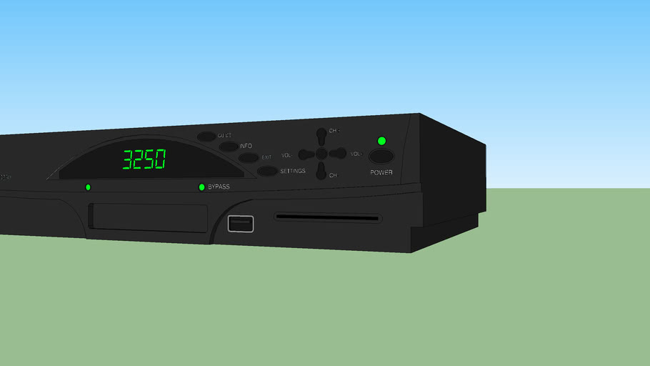 Scientific Atlanta Explorer set-up cable DVR box (3250SD) | 3D Warehouse