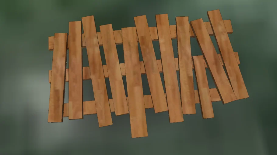 Twin Pines's small wooden bridge | 3D Warehouse