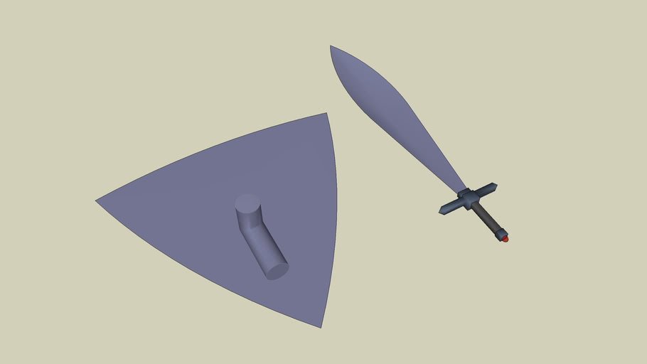 sword and shield | 3D Warehouse