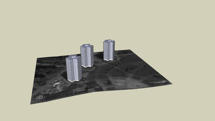 Chechnya Square Towers | 3D Warehouse