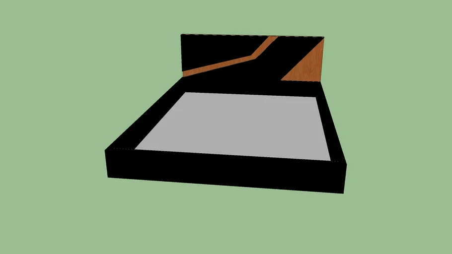 floating bed modern | 3D Warehouse