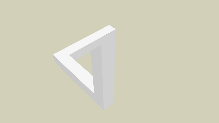 impossible triangle!! | 3D Warehouse