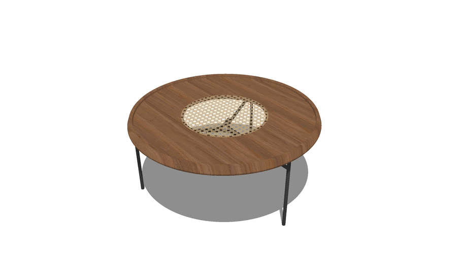 Mesa de Centro Redonda Float | 3D Warehouse