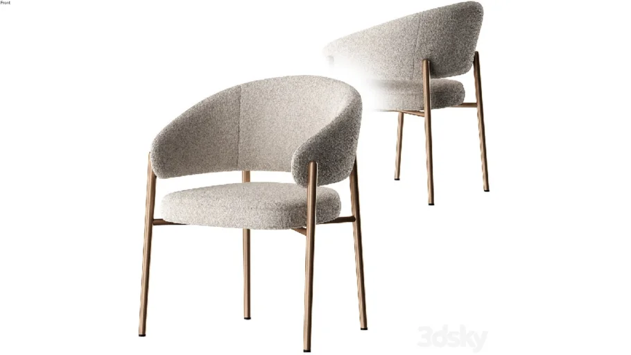 Chair LINDA 3dsky | 3D Warehouse