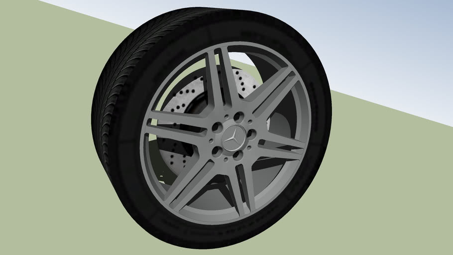 Mercedes AMG E Class wheels | 3D Warehouse