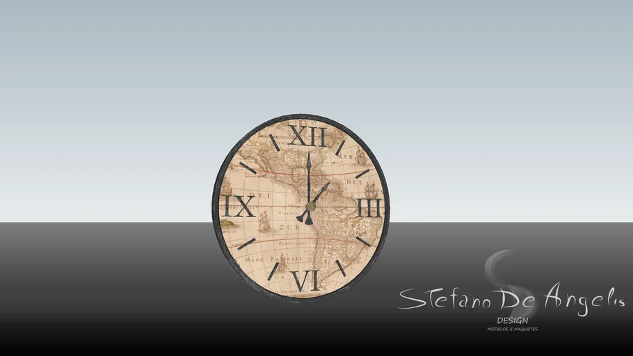 Old clock | 3D Warehouse