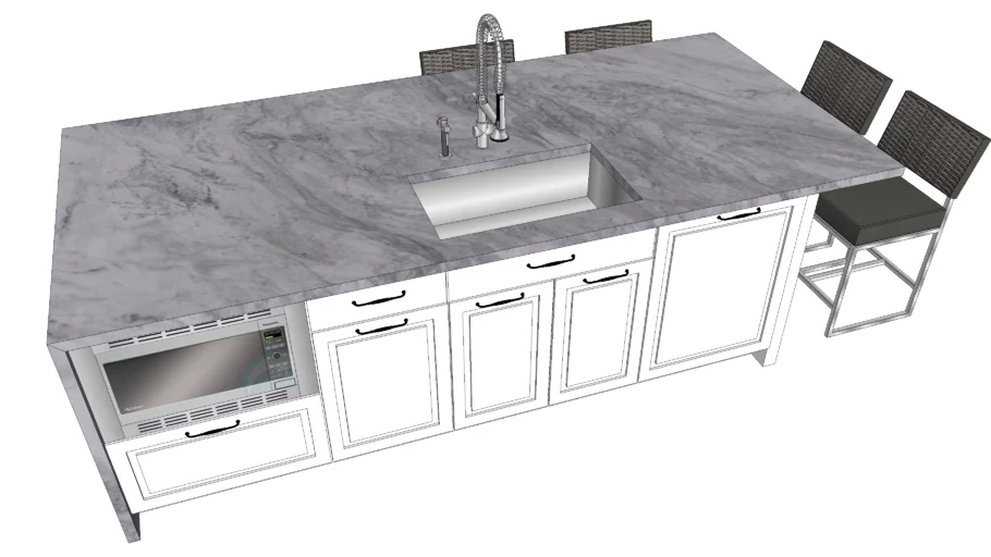 Kitchen Island | 3D Warehouse