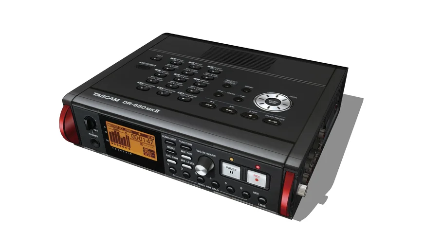 Tascam DR-680MKII Portable Multichannel Recorder | 3D Warehouse