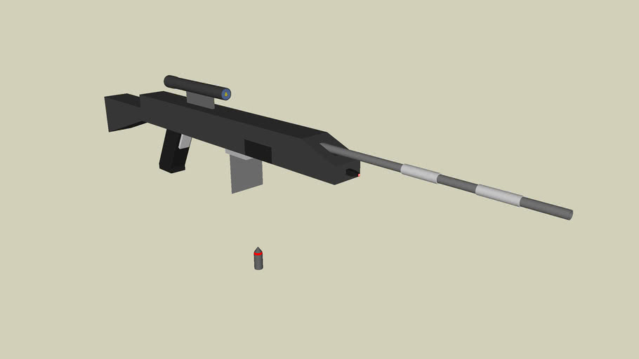 Starmaster Fleet - MARX-12(MA) Sniper Rifle | 3D Warehouse