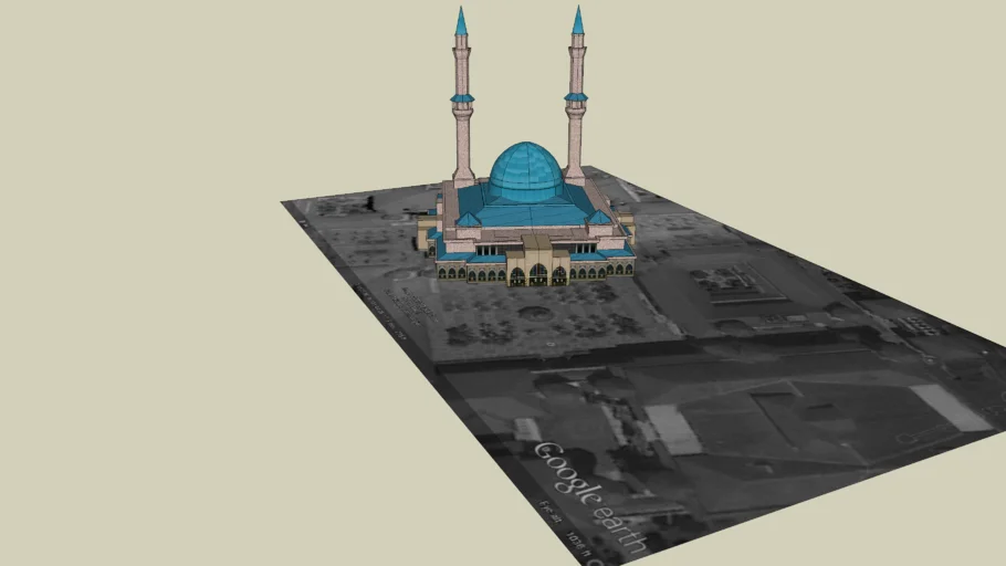 Sultan Haji Ahmad Shah Mosque of IIUM | 3D Warehouse