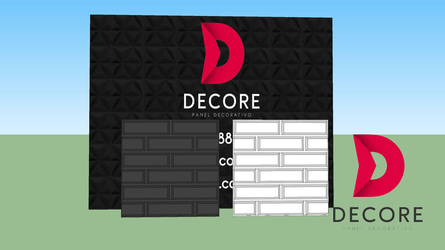 Placa 3D Ladrillo | 3D Warehouse