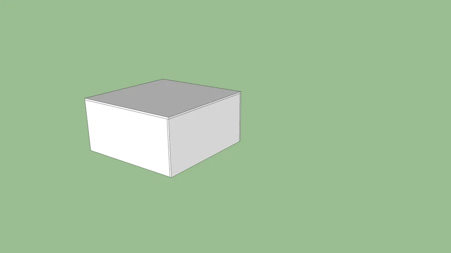 4 by 4 by 2 high box | 3D Warehouse