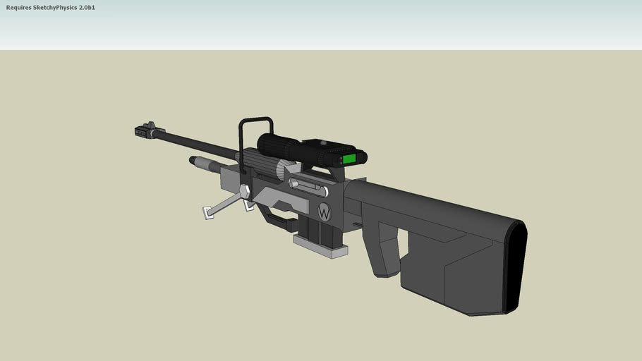 Halo 3 Sniper Rifle | 3D Warehouse