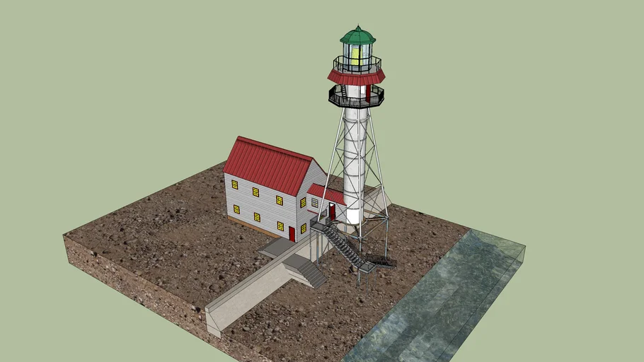 Whitefish Light House | 3D Warehouse