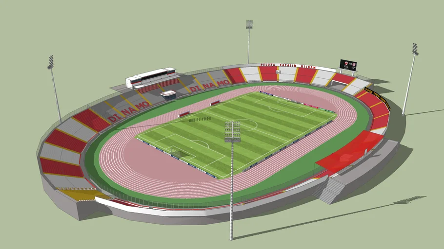 Dinamo Bucharest Stadium | 3D Warehouse