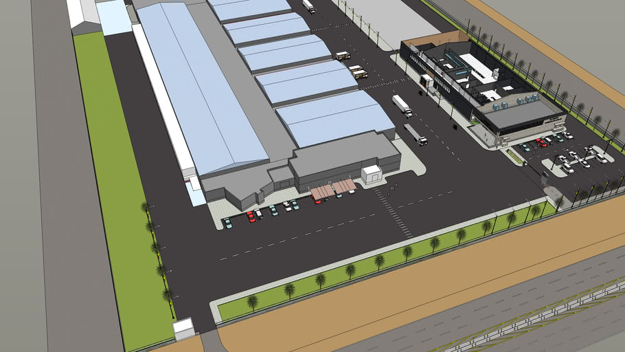 master plan factory | 3D Warehouse