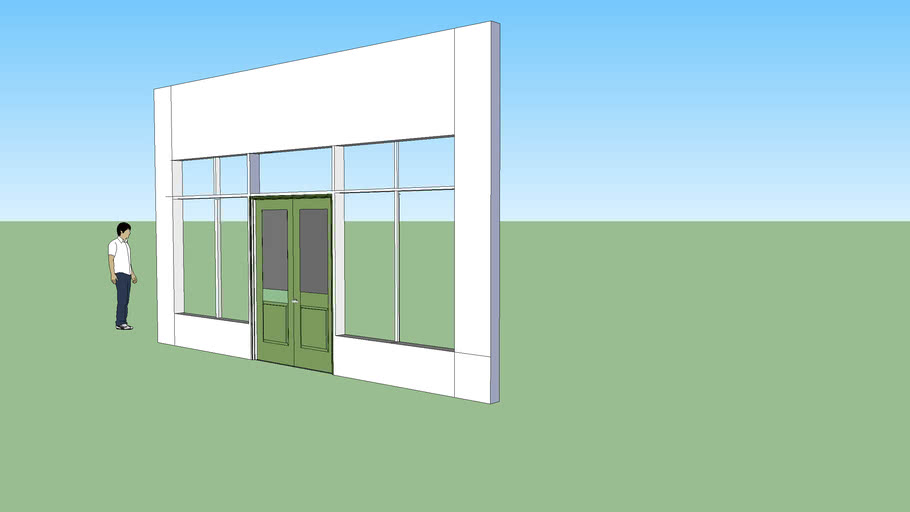 storefront wall | 3D Warehouse