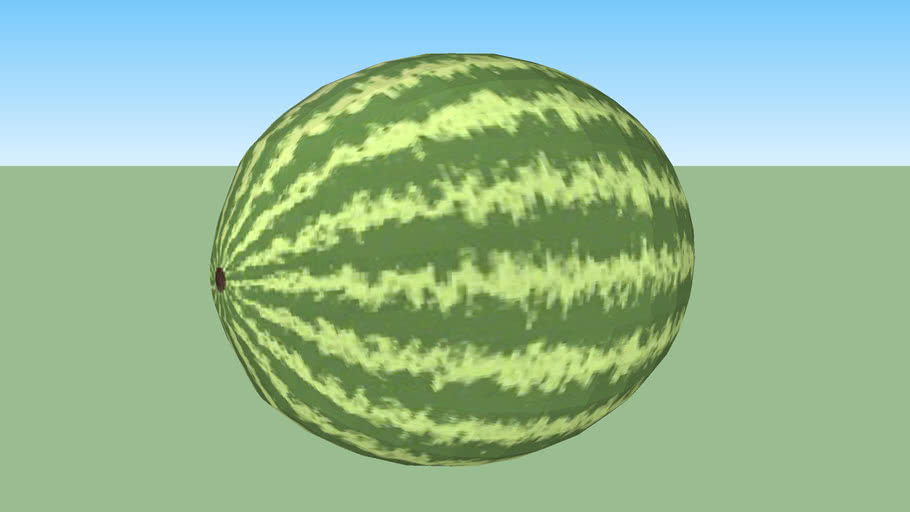 Low Poly Watermelon | 3D Warehouse