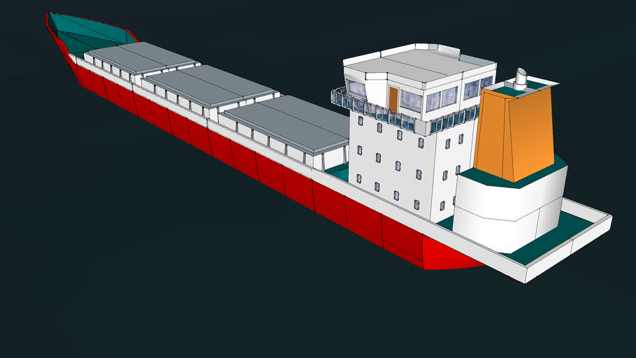 Bulk carrier Ship model | 3D Warehouse