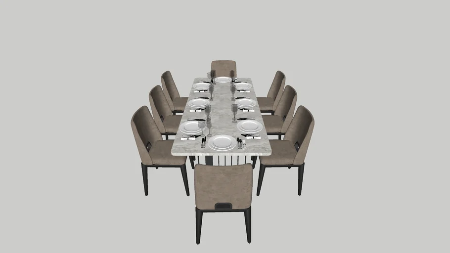 DINING TABLE 1 (CHATTELS DESIGN) | 3D Warehouse
