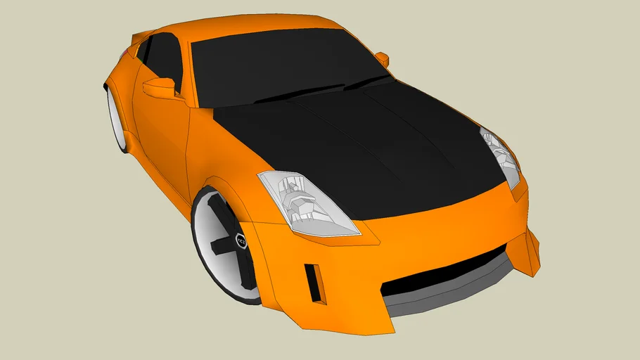 Tuned Nissan 350z | 3D Warehouse