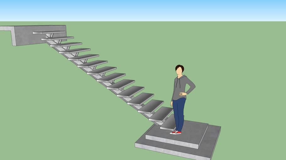 Gradas de acero | 3D Warehouse