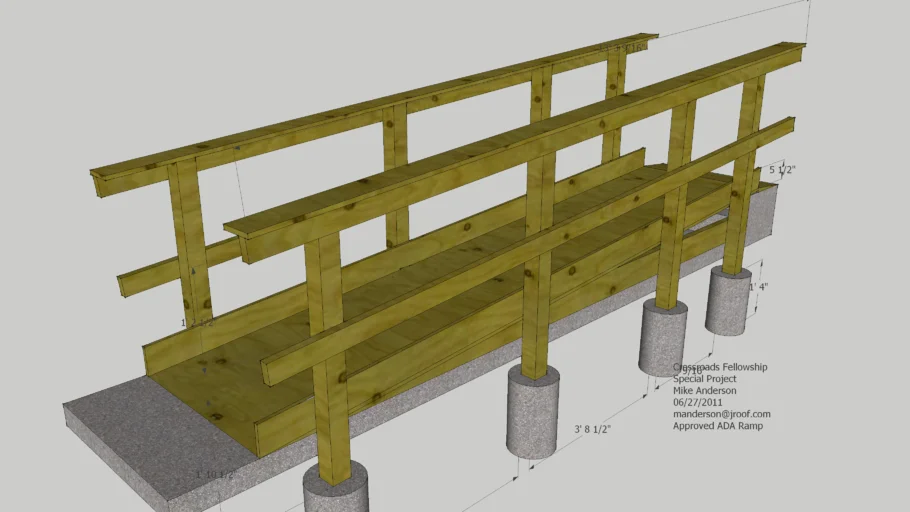 ADA Wheelchair ramp | 3D Warehouse