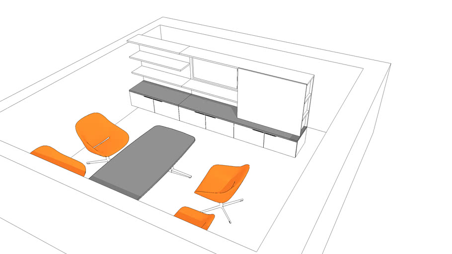 office table plan | 3D Warehouse