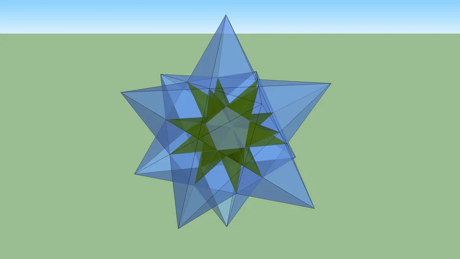 Ikosaeder-Stern im Dodekaeder-Stern | 3D Warehouse