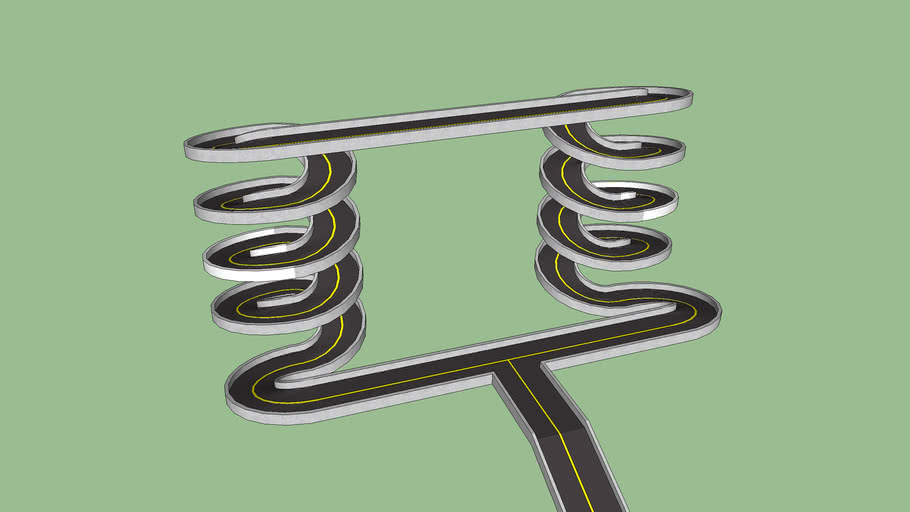 Spiral Road/Ramp | 3D Warehouse