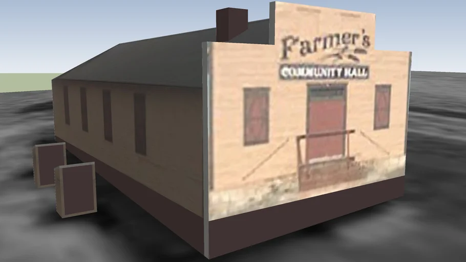 Farmers Community Hall | 3D Warehouse