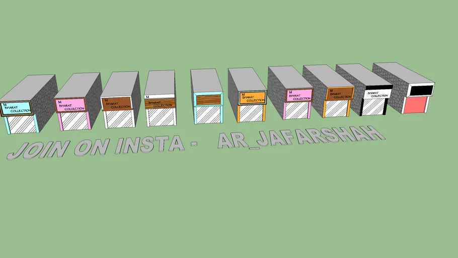 SHOP ACP GLASS FACADE DESIGN | 3D Warehouse