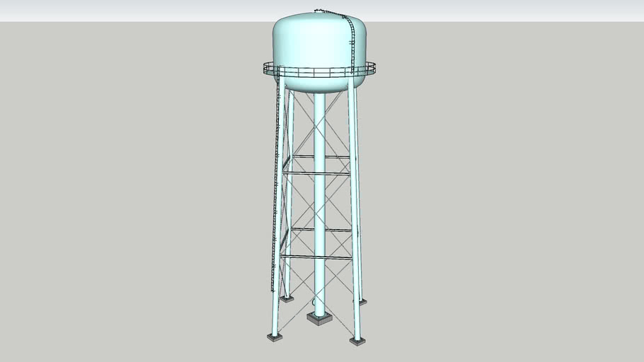 Elevated Water Tank | 3D Warehouse
