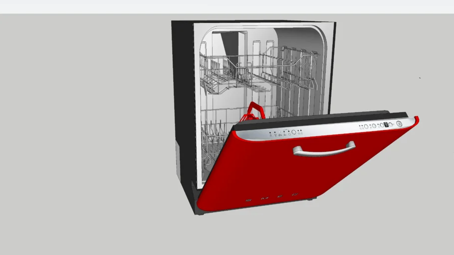 Lavastoviglie SMEG anni '60 Sottotop | 3D Warehouse