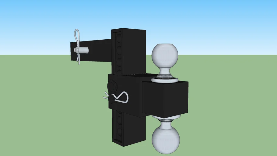 Adjustable Trailer Hitch | 3D Warehouse