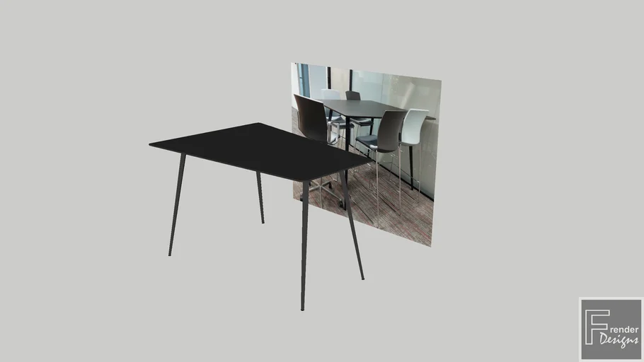 HIGH BAR TABLE | 3D Warehouse