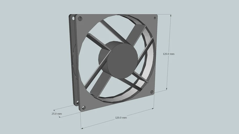 120mm Fan | 3D Warehouse