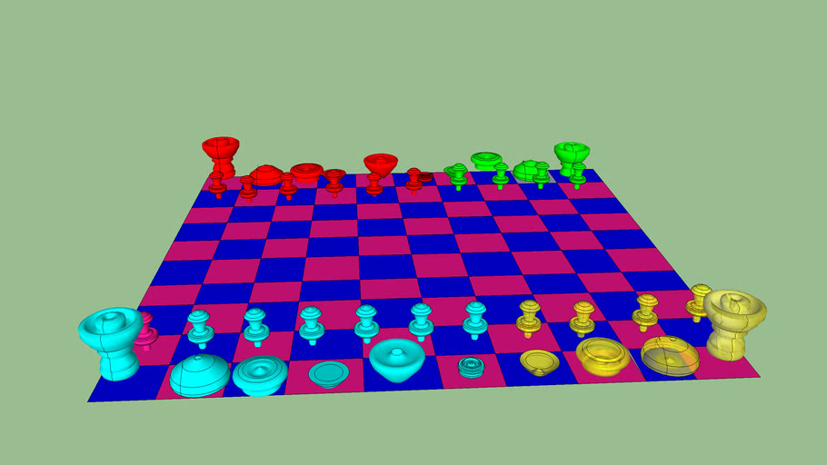 chess set | 3D Warehouse