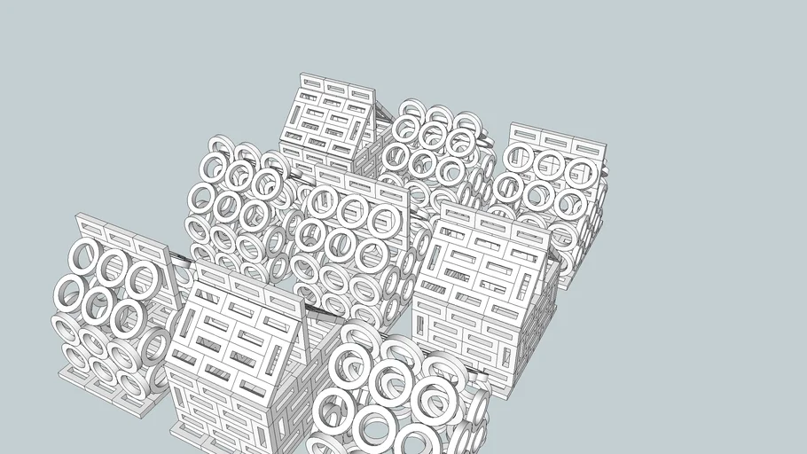 9 Houses | 3D Warehouse