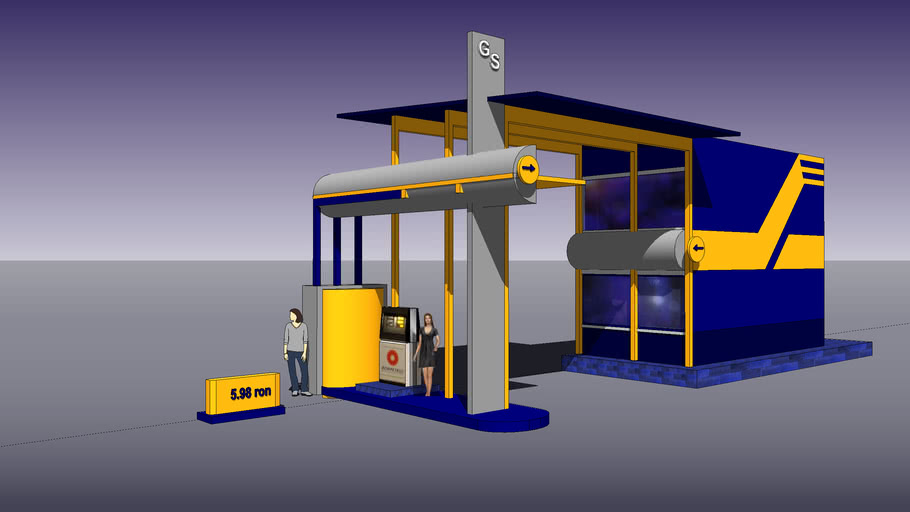 OIL STATION MODERN 5 | 3D Warehouse