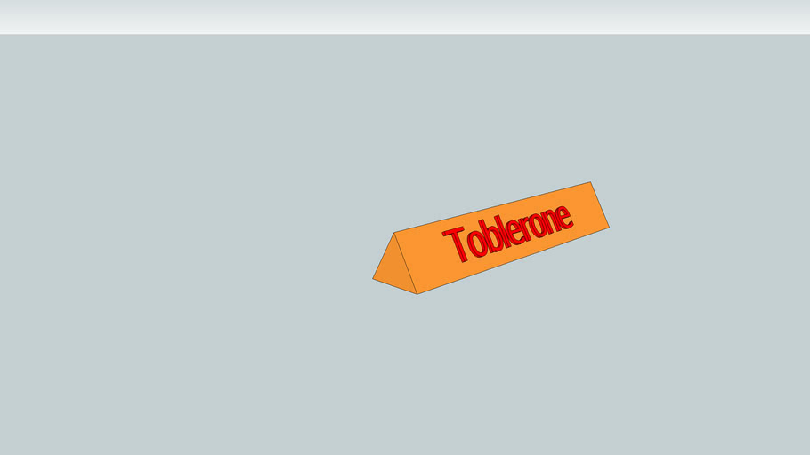 Toblerone(basic) | 3D Warehouse