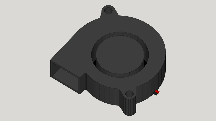 radial fan 50x15mm | 3D Warehouse