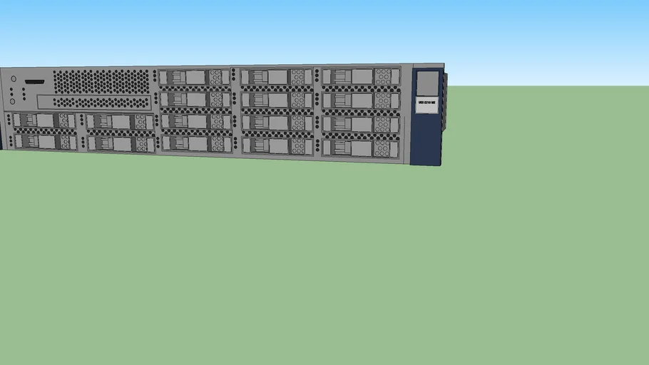 Cisco UCS C210 M2 rackmount server | 3D Warehouse
