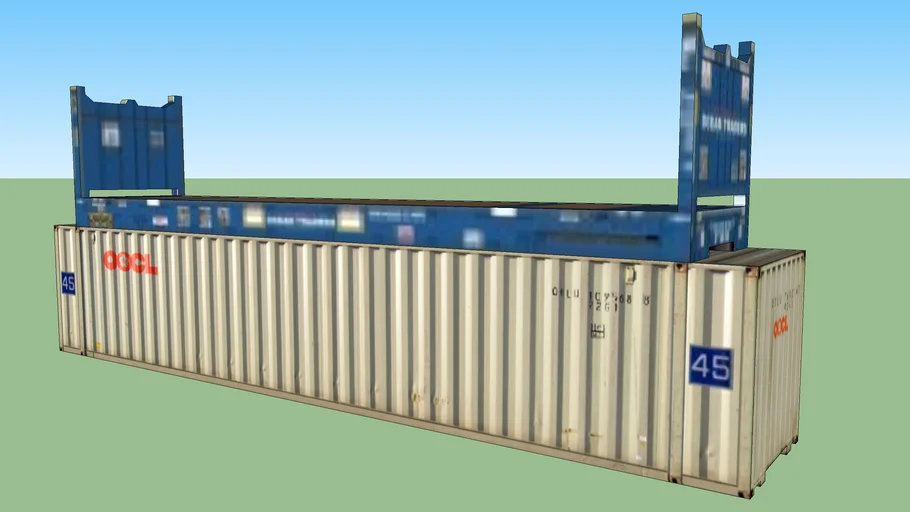 Container Double Stack | 3D Warehouse