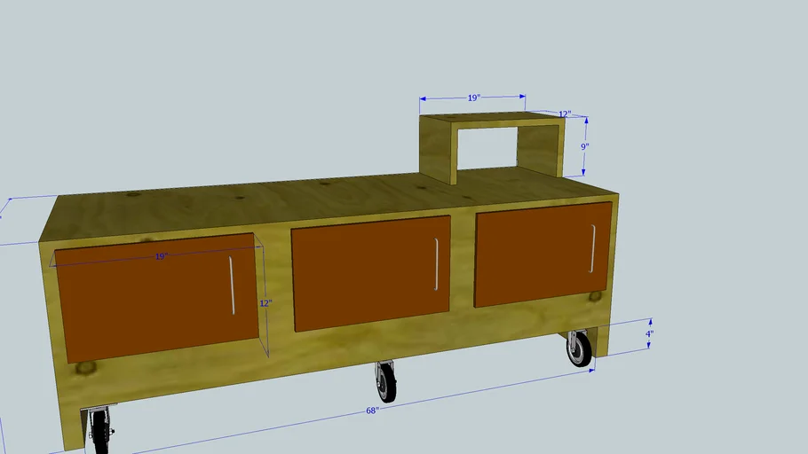 Audio/Lighting Desk | 3D Warehouse