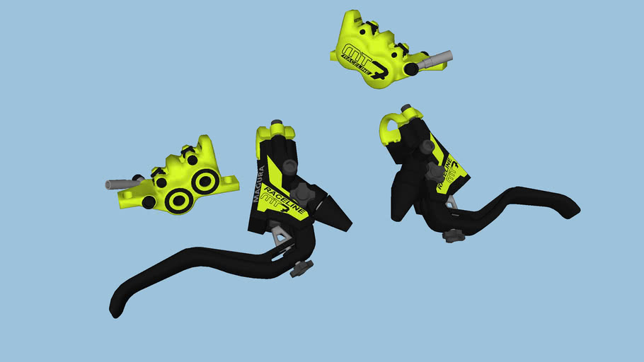 bike brakes Magura MT 7 Raceline | 3D Warehouse