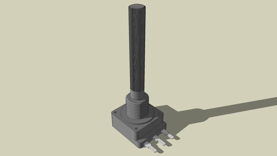 Potentiometer, Rotary | 3D Warehouse